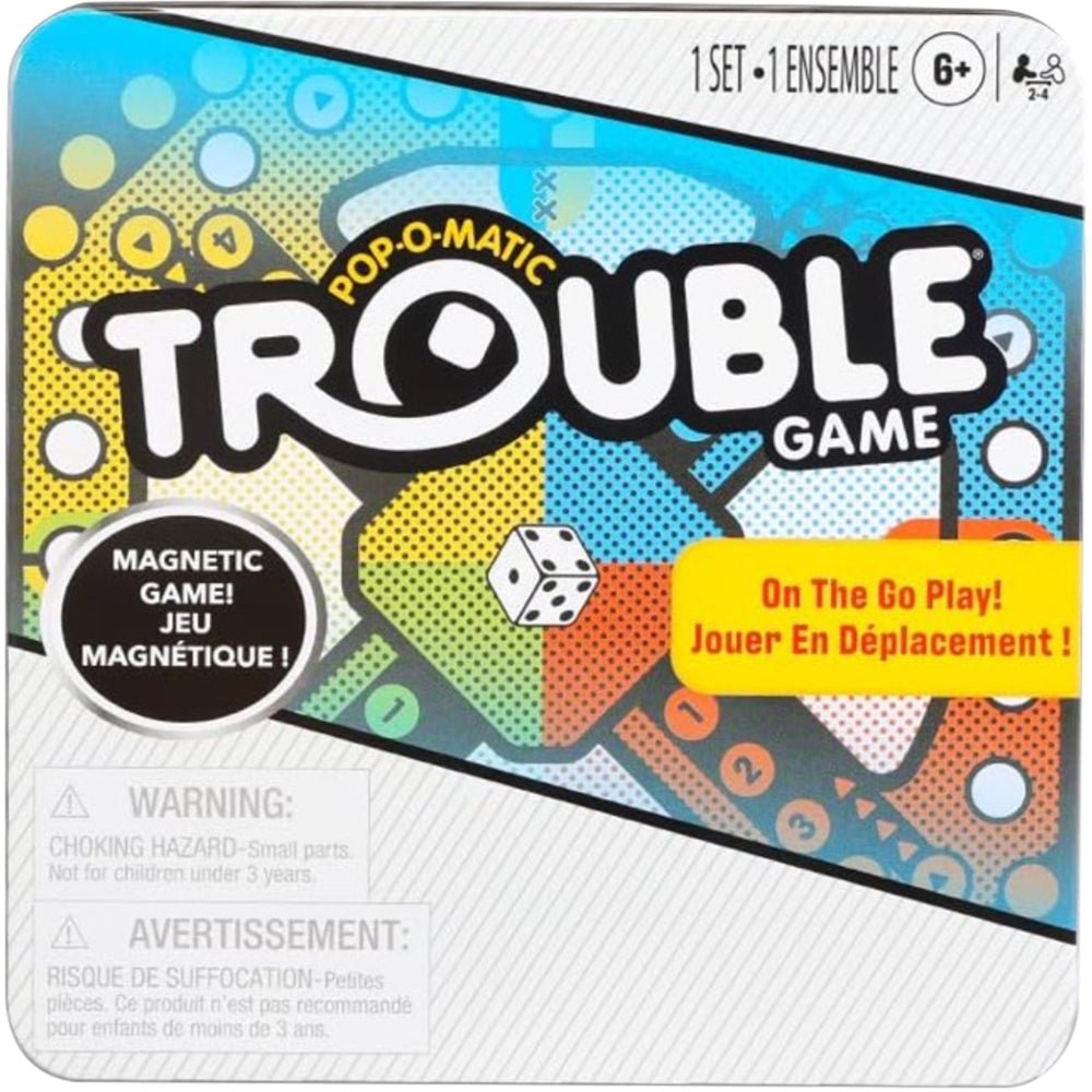 Trouble On The Go Play, Magnetic Game Tin – Mastermind Toys
