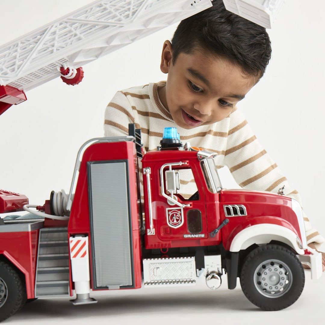 Bruder MACK Granite Fire Engine with Ladder - Mastermind Toys