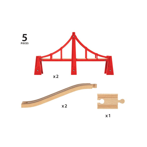 BRIO Double Suspension Bridge Set | Mastermind Toys