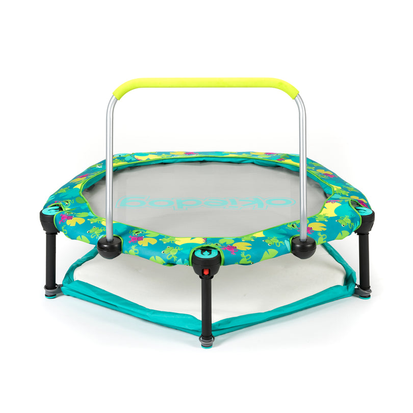 Okiedog 3-in-1 Foldable Trampoline With Ballpit - Green Froggy 90cm – Mastermind Toys
