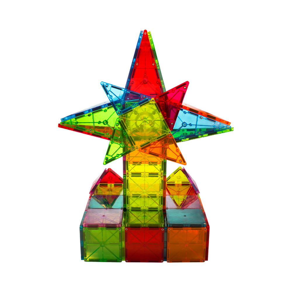 MAGNA-TILES Metropolis 110-Piece Magnetic Construction Set, The ...