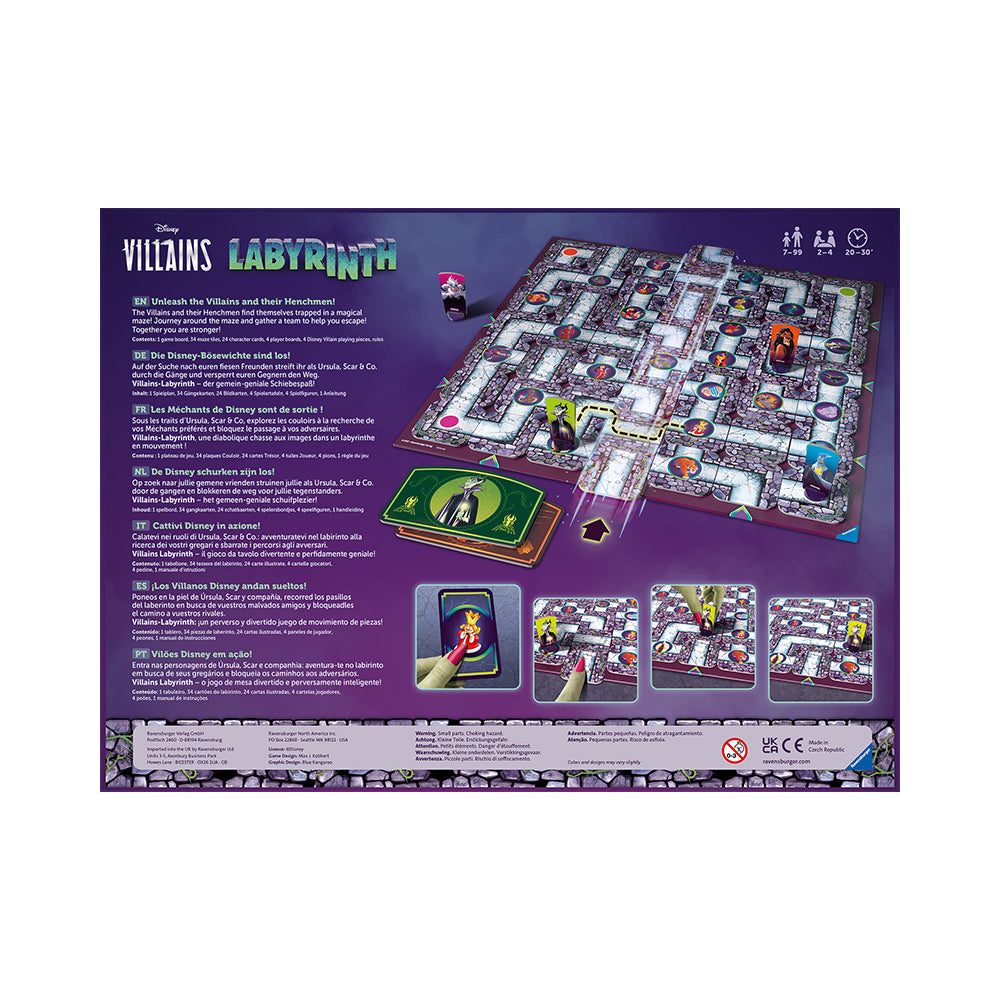 Disney Villains Labyrinth Board Game - Mastermind Toys