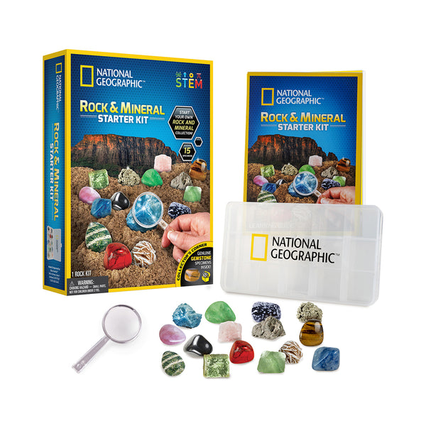 National Geographic Rock + Mineral Starter Kit | Mastermind Toys