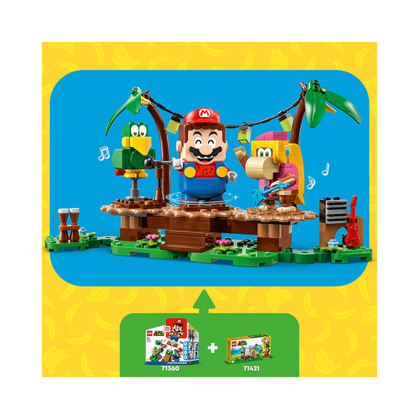 LEGO Super Mario Dixie Kong’s Jungle Jam Expansion Set 71421 Building ...