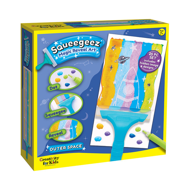 Creativity for Kids Magic Reveal Squeegee Art Outer Space | Mastermind Toys