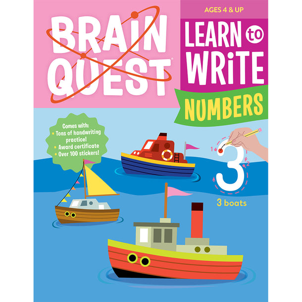 Brain Quest Learn to Write: Numbers Book | Mastermind Toys