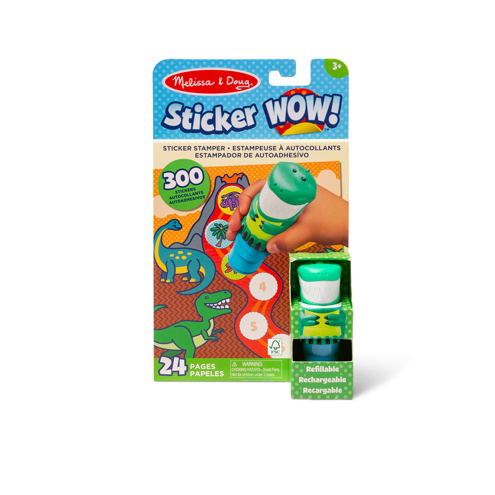 Melissa & Doug - Sticker WOW Activity Pad Set - Dinosaur - Mastermind Toys