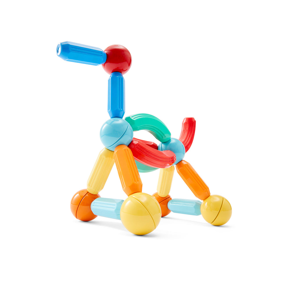Mastermind Toys Magnetic Stick & Ball Construction Set 50 Pieces