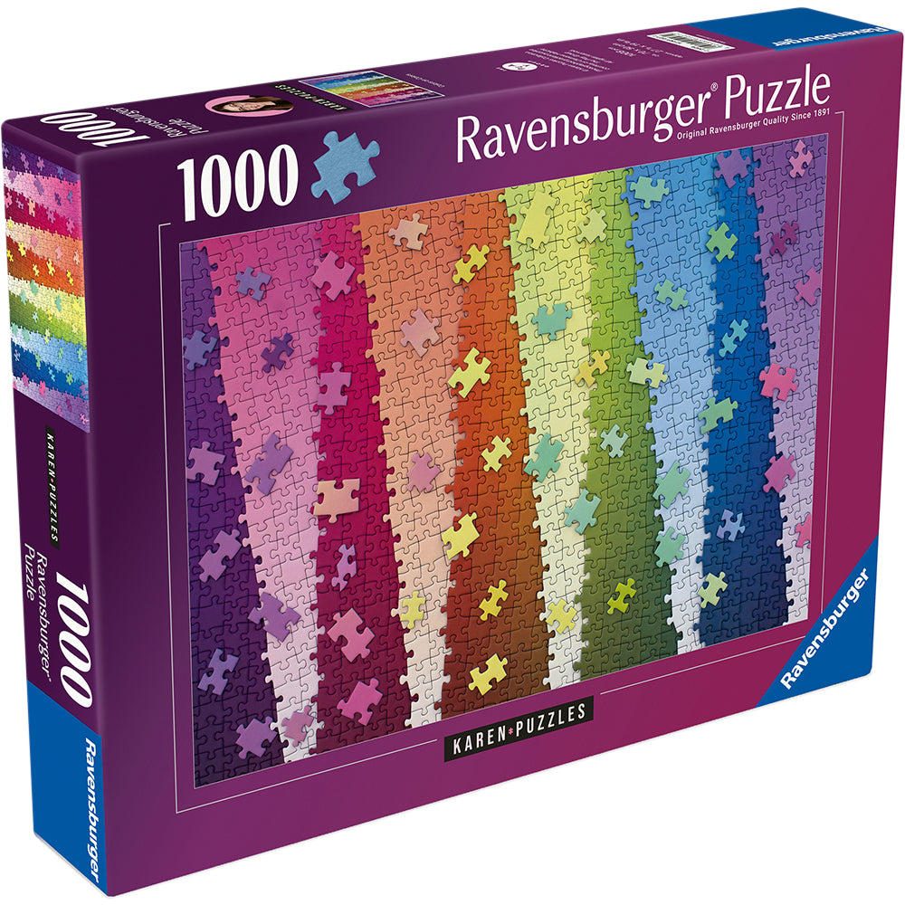 Karen Puzzles: Colors on Colors 1000 pc Puzzle – Mastermind Toys