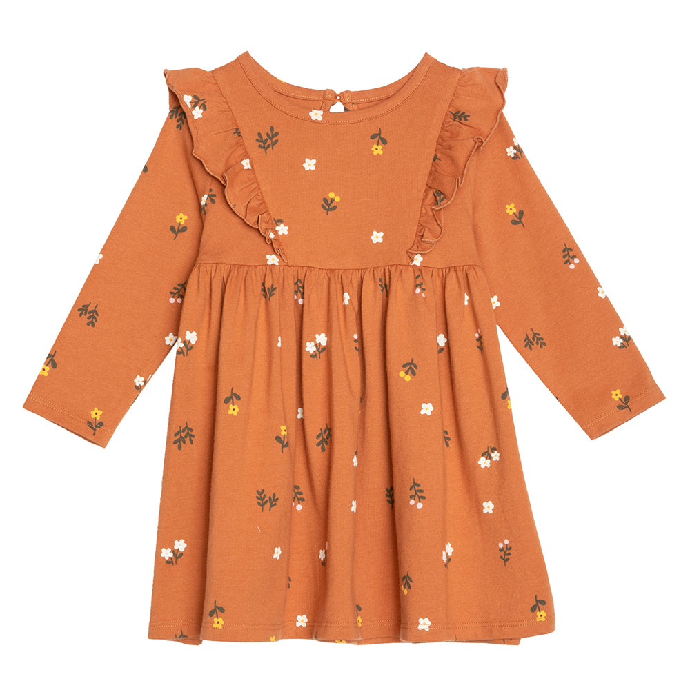 Rise Little Earthling Ruffle Knit Dress – Mastermind Toys