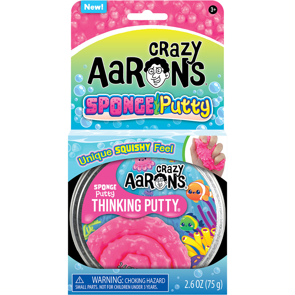 Crazy Aaron's 4" Thinking Putty - Sponge Putty – Mastermind Toys