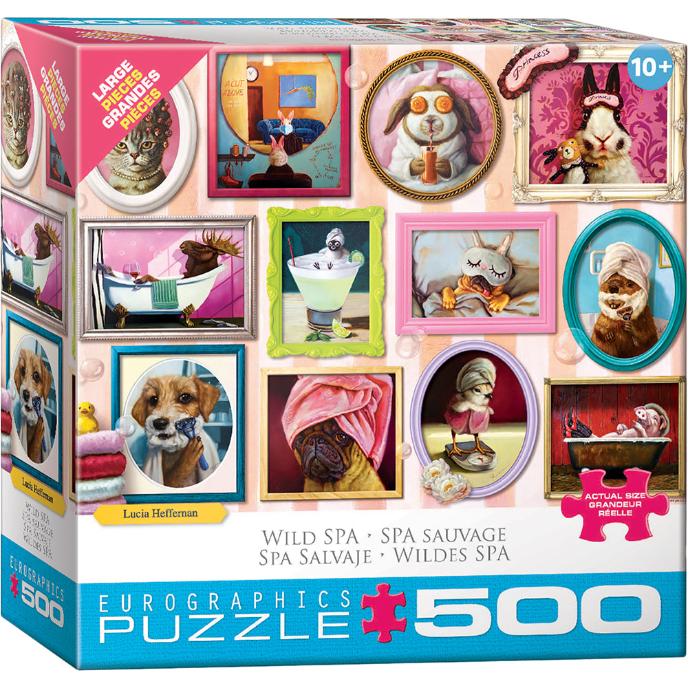 Eurographics A Day at the Spa 500 XL PC Puzzle – Mastermind Toys