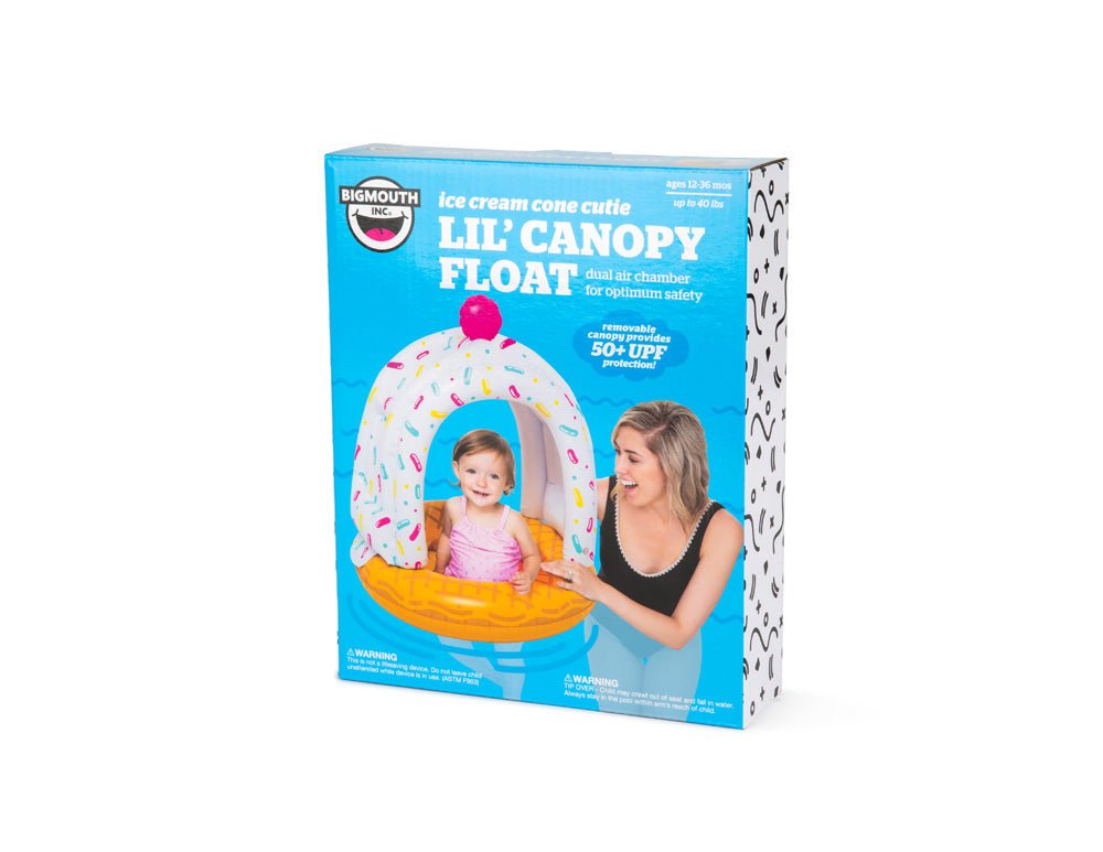BigMouth Ice Cream Cone Lil' Pool Float w/ Canopy – Mastermind Toys