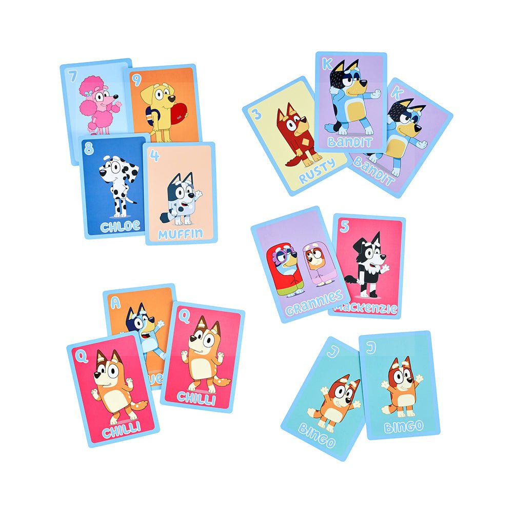 Bluey 5 In 1 Card Game Set - Mastermind Toys