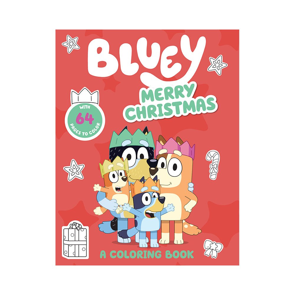 Bluey: Merry Christmas: A Coloring Book - Mastermind Toys