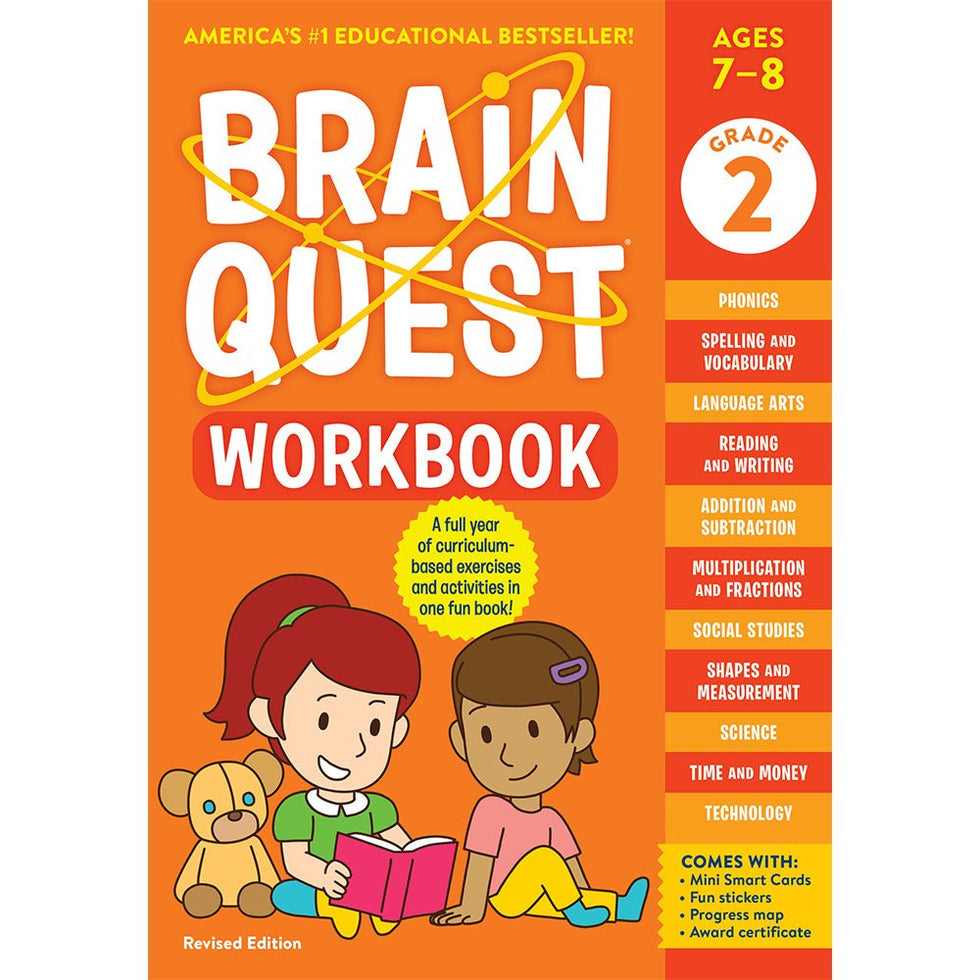 Brain Quest Workbook: 2nd Grade Revised Edition – Mastermind Toys