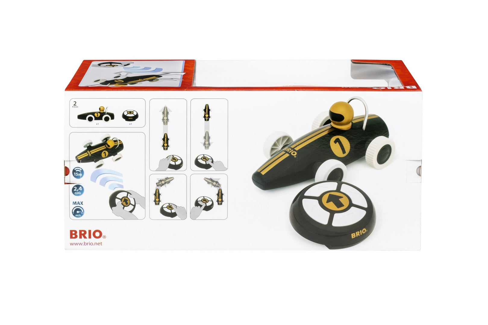 Brio R/C Race Car Black/Gold – Mastermind Toys