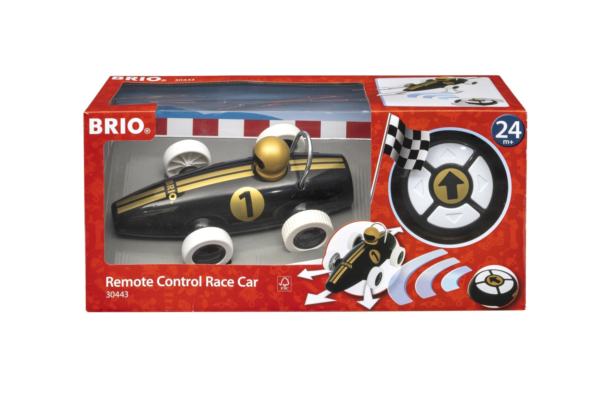 Brio R/C Race Car Black/Gold – Mastermind Toys