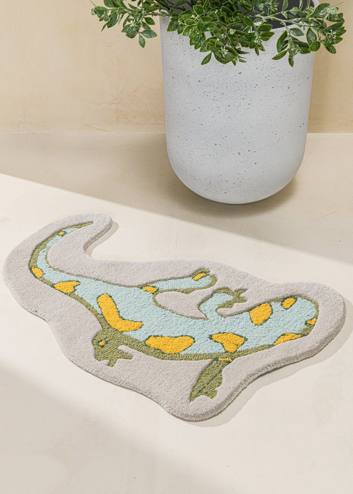 Coco Village 100 Wool Hand Tufted Salamander Shaped Rug KANYON ...