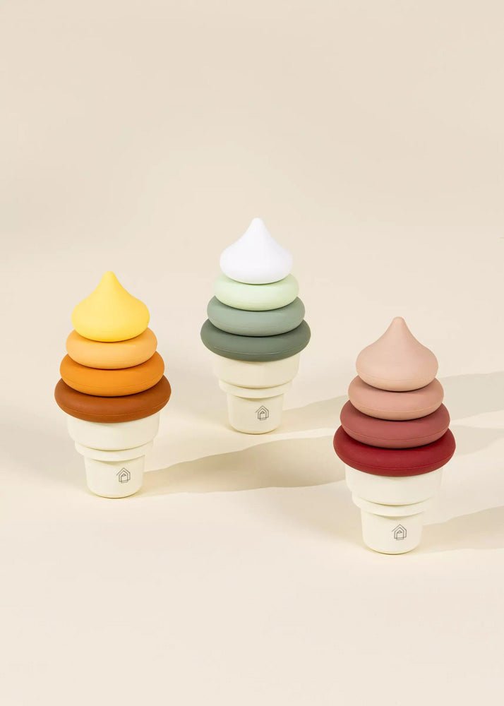 3 Sets of Silicone Stackable IceCream Cones 18 pcs – Mastermind Toys