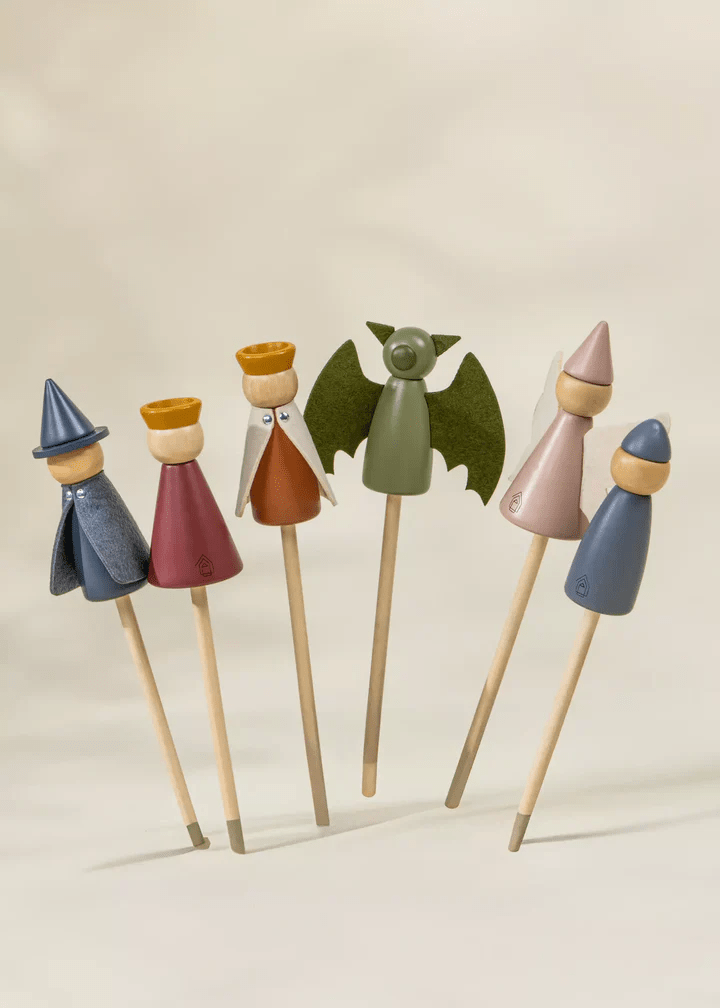 Coco Village Set of 6 Wooden Puppets – Mastermind Toys