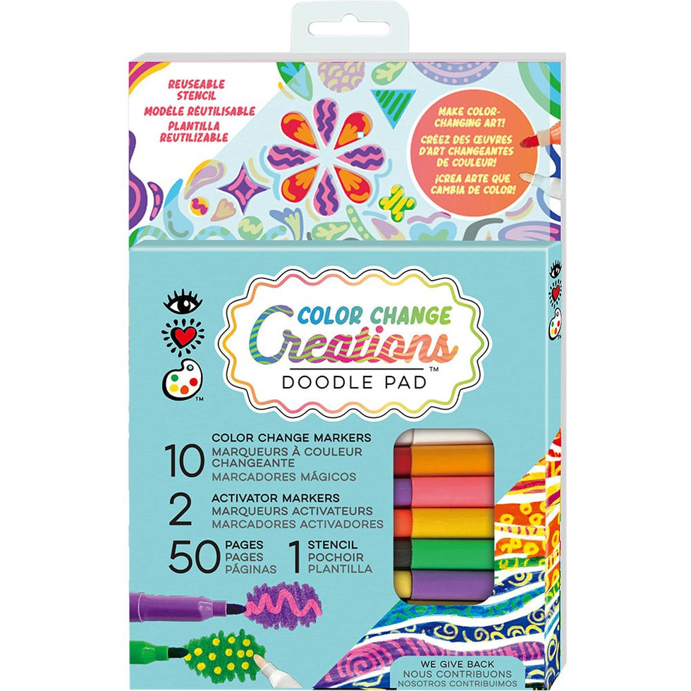 Bright Stripes Color Change Creations Doodle Pad – Mastermind Toys