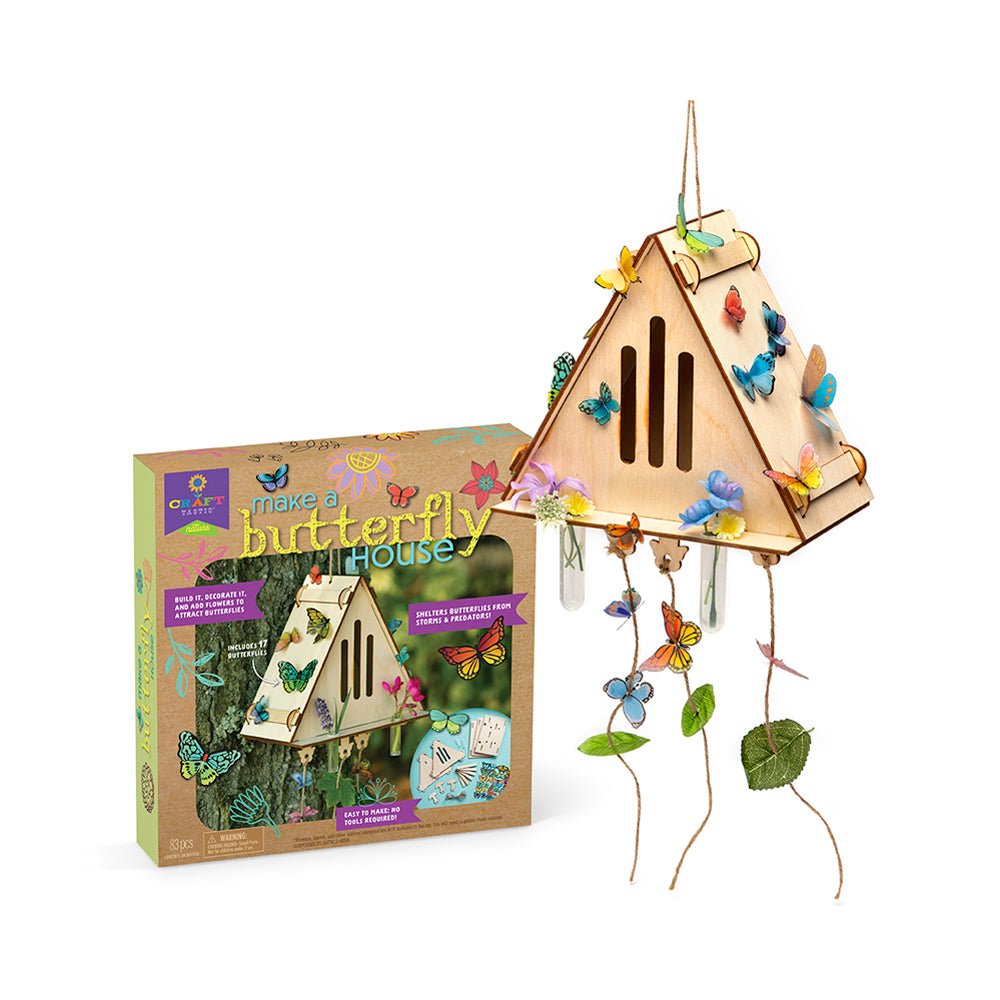 Craftastic Nature Make A Butterfly House – Mastermind Toys