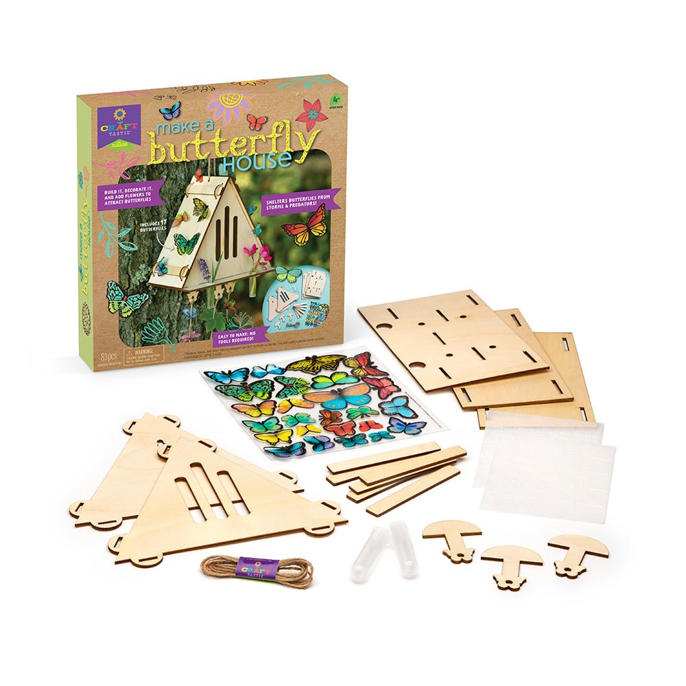 Craftastic Nature Make A Butterfly House – Mastermind Toys