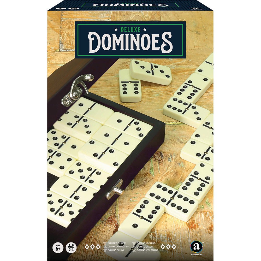 Craftsman Deluxe Wooden Dominoes Set – Mastermind Toys