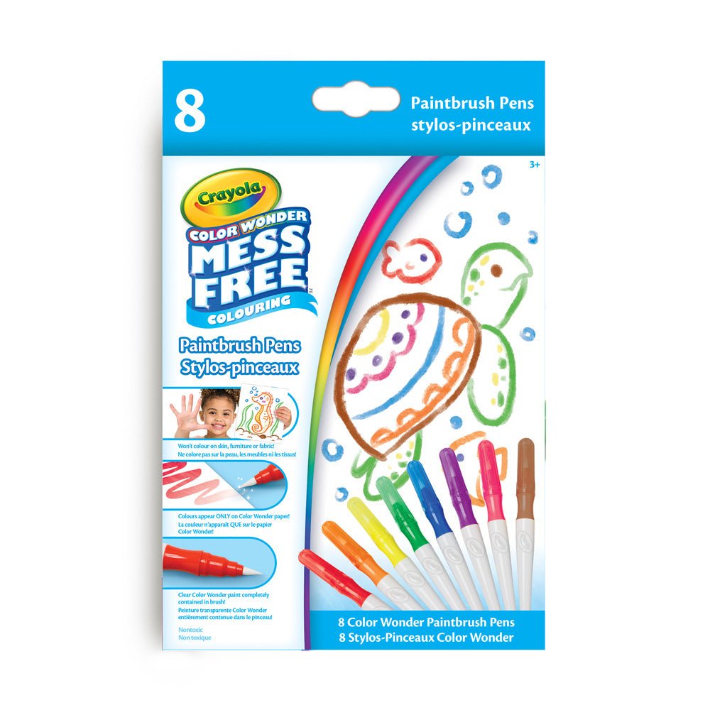 Crayola Color Wonder Mess-Free Paintbrush Pens – Mastermind Toys