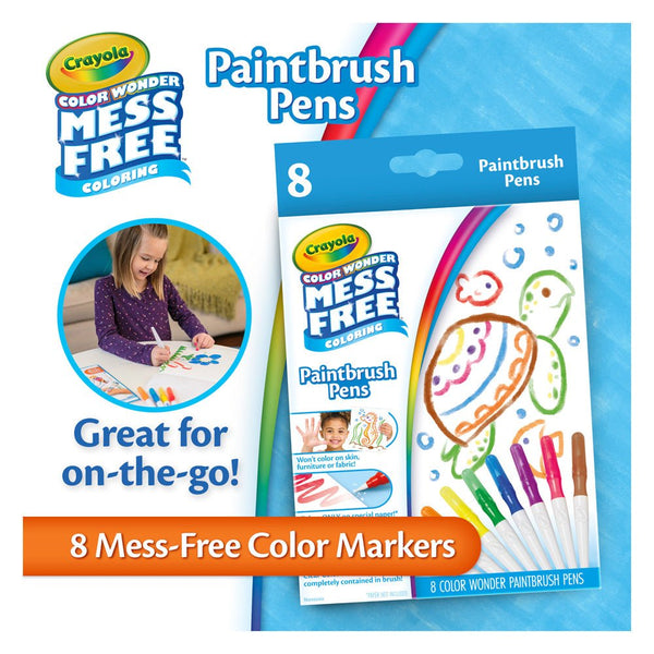 Crayola Color Wonder Mess-Free Paintbrush Pens - Mastermind Toys