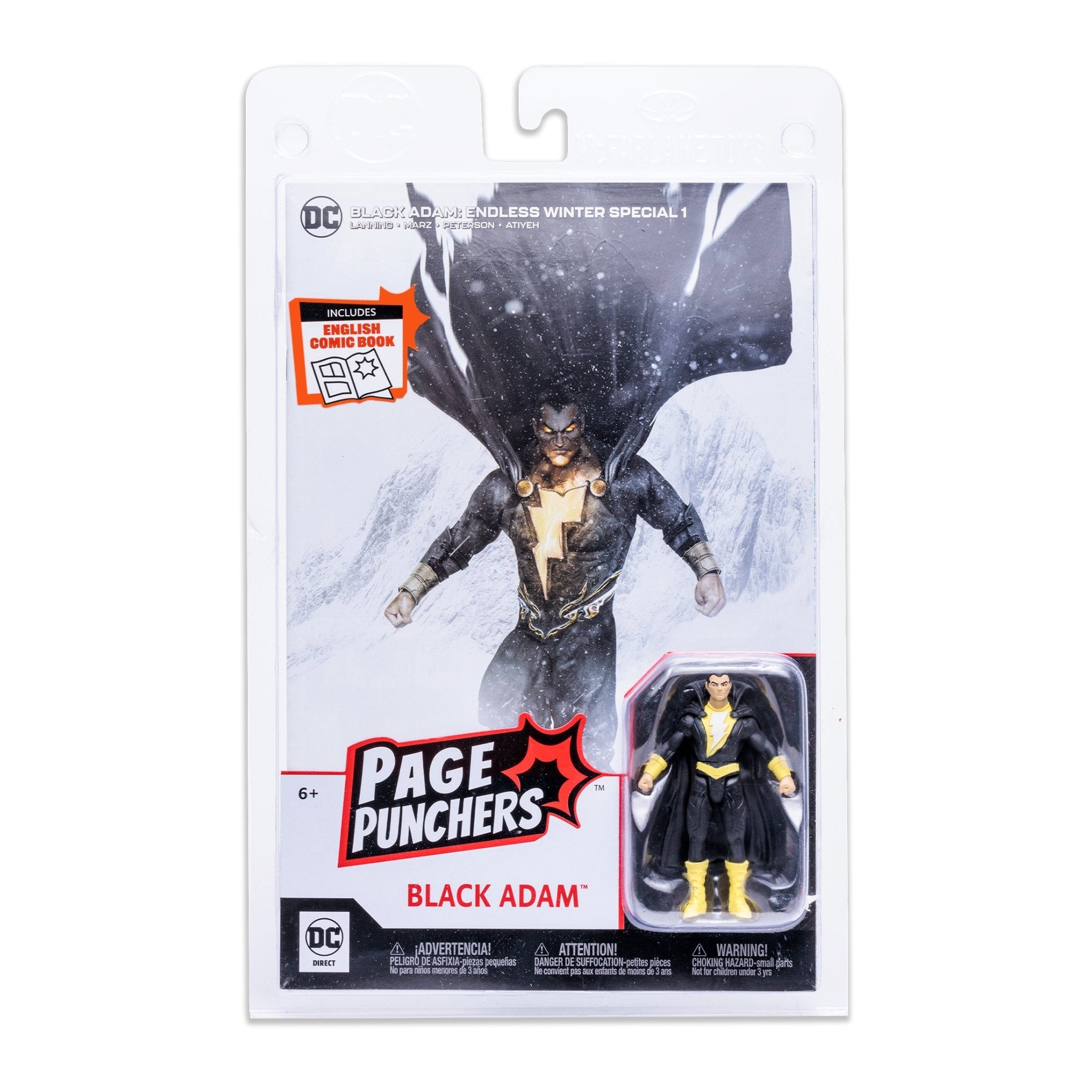 DC Direct - 3" Comic With Figure - Black Adam (Endless Winter ...