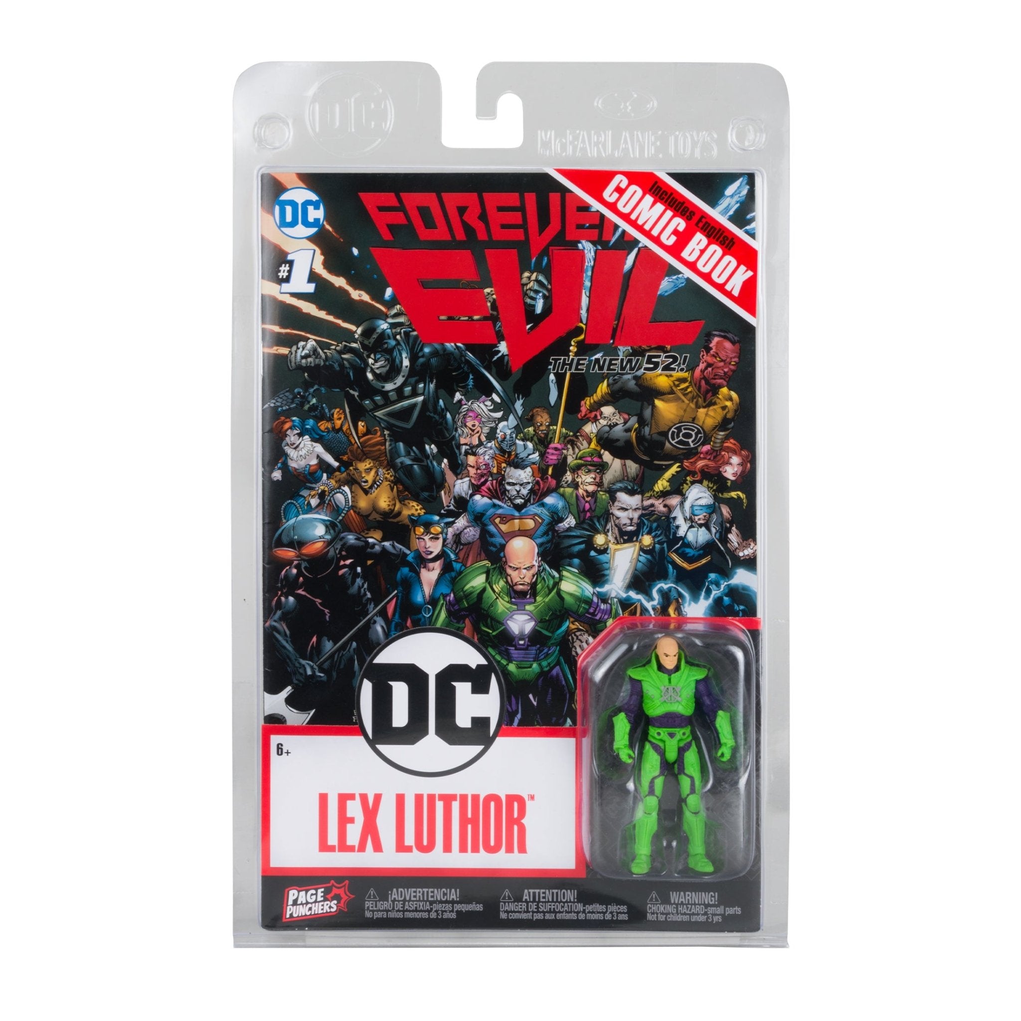 DC Direct Page Punchers Lex Luthor 3"Figure with Forever Evil Comic ...