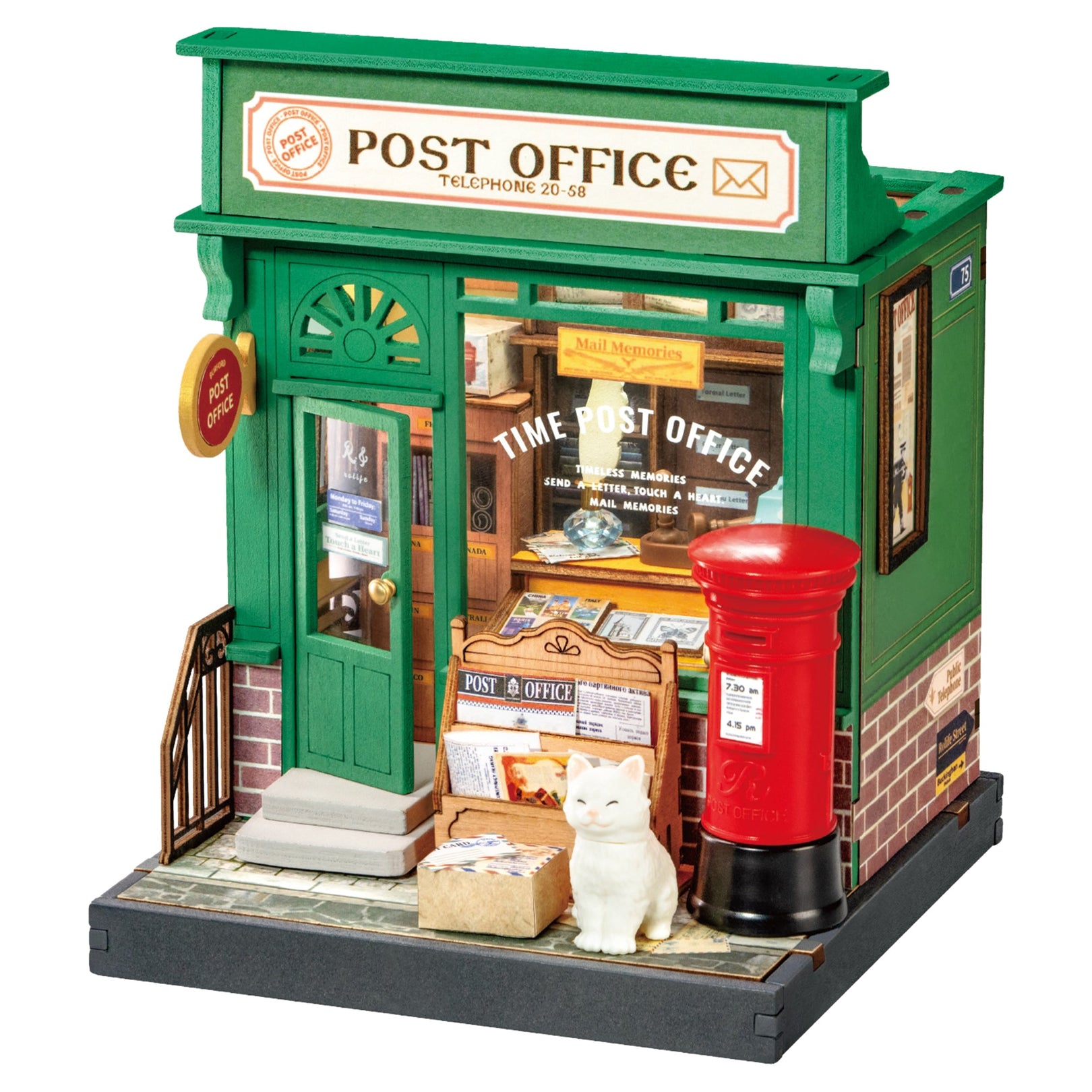 DIY Miniature House Century Post Office Model Kit – Mastermind Toys
