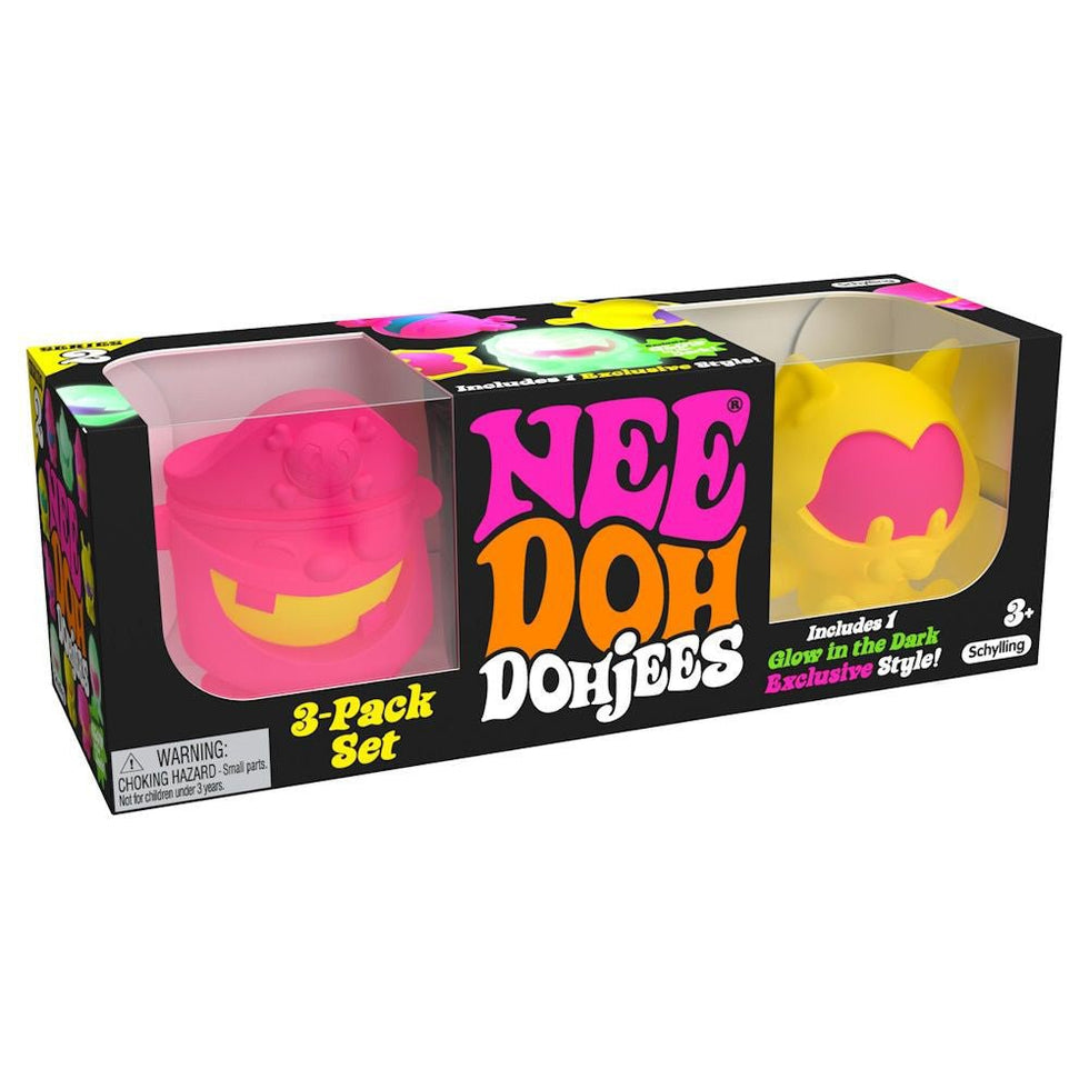 NeeDoh Dohjees (Series 2) 3-Pack Set – Mastermind Toys
