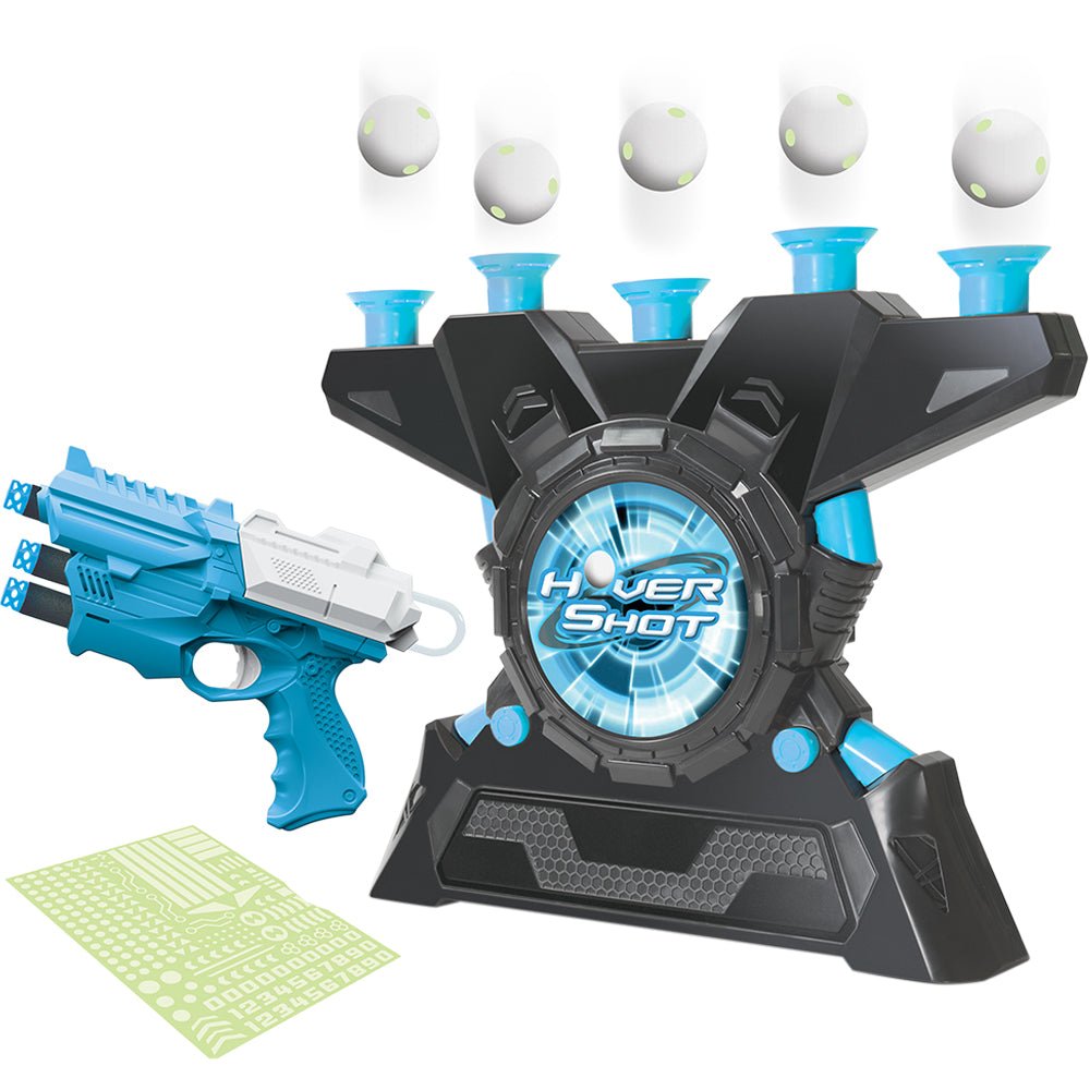 Electronic Arcade Hover Shot (GITD, Black & Blue) - Mastermind Toys