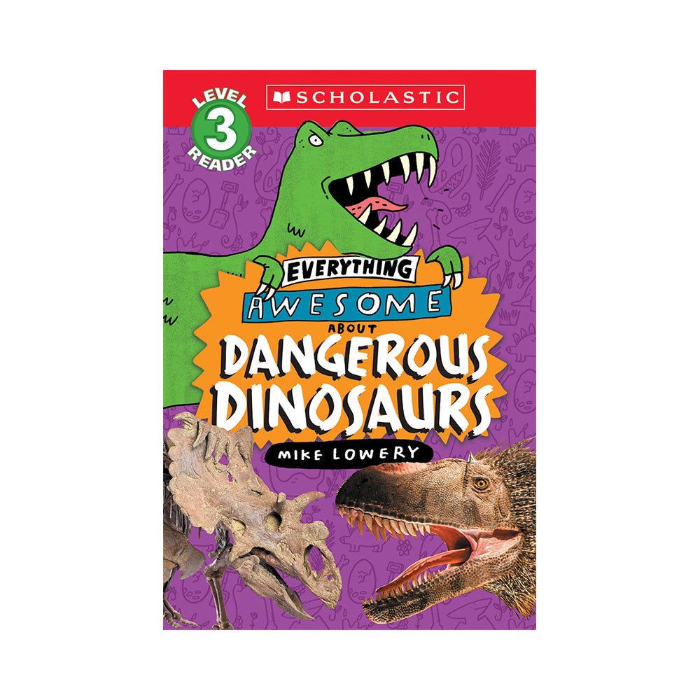 Everything Awesome About: Dangerous Dinosaurs Book - Mastermind Toys