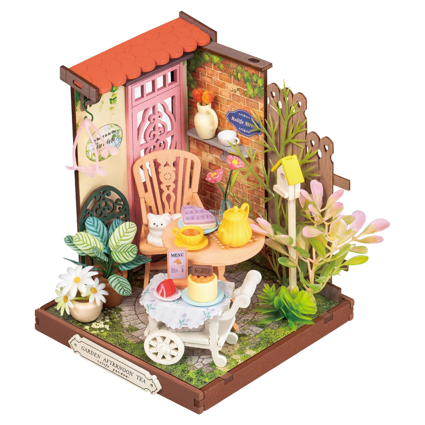DIY Miniature House Fancy Tea Yard Model Kit – Mastermind Toys