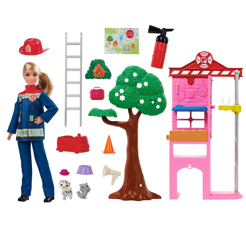 Barbie Firefighter Playset - Mastermind Toys
