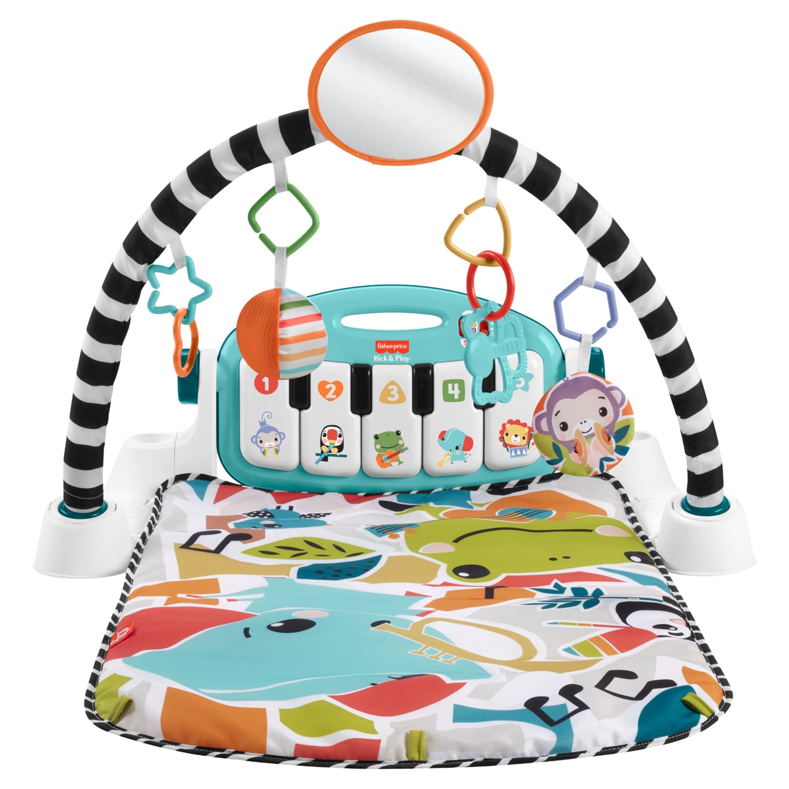 Fisher-Price® Glow and Grow™ Kick & Play® Piano Gym – Mastermind Toys