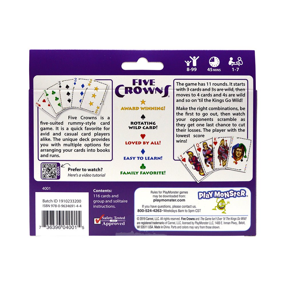 Five Crowns Card Game - Mastermind Toys