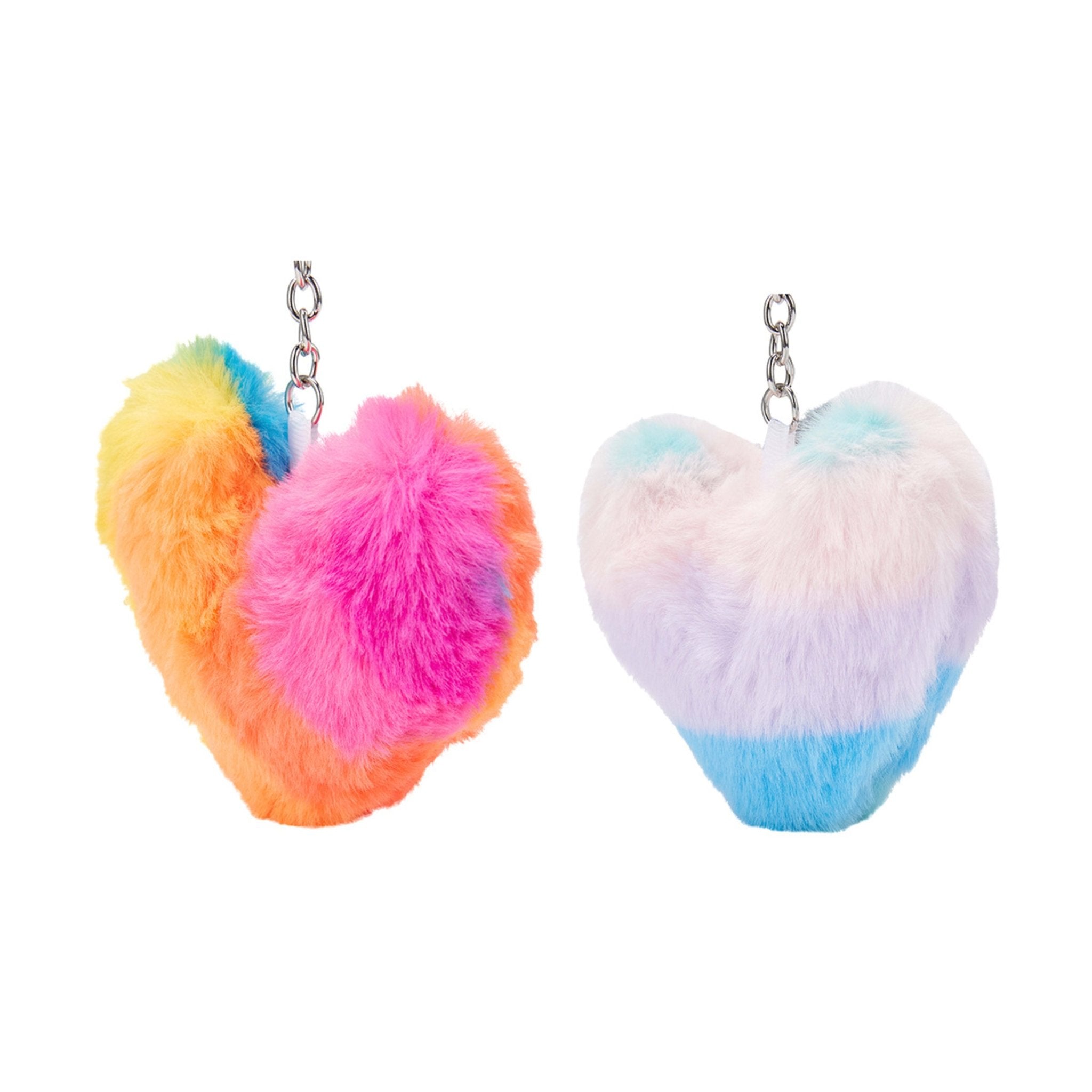 Mastermind Toys Fluffy Heart Key Charm Assorted