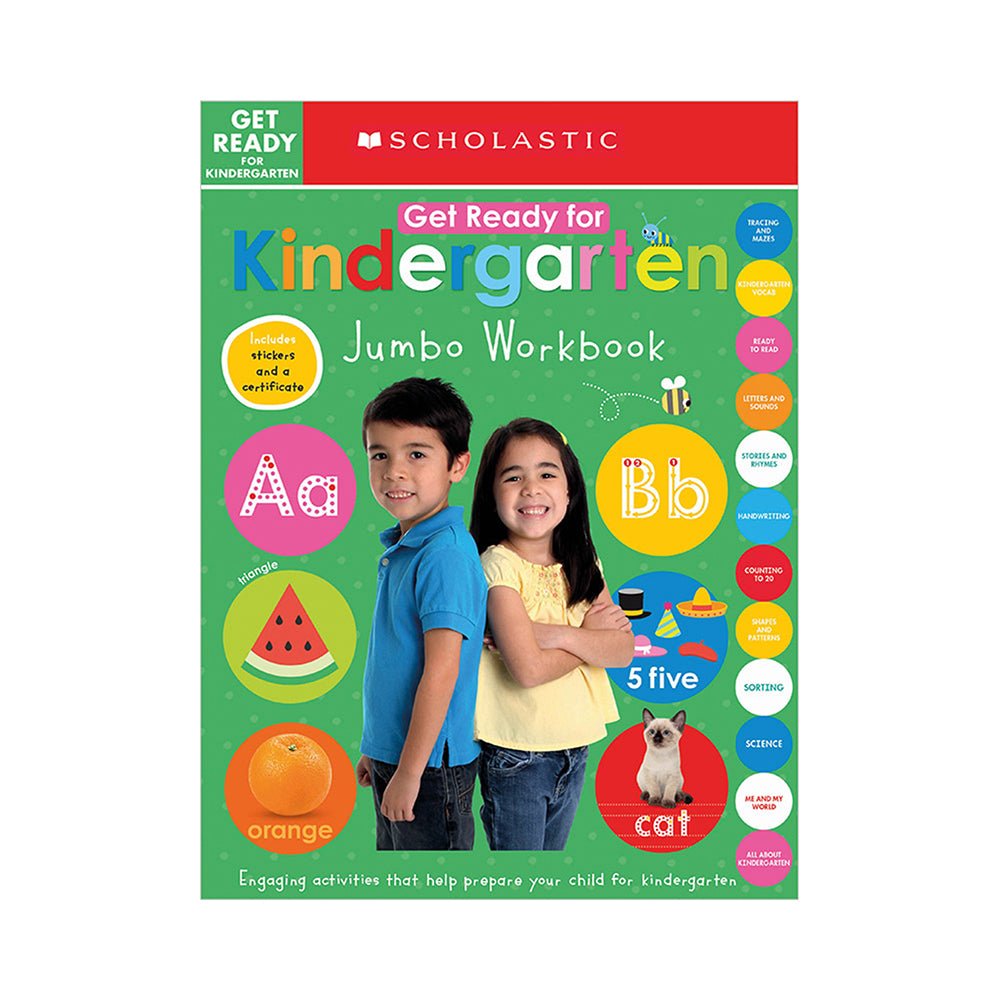 Get Ready for Kindergarten Jumbo Workbook - Mastermind Toys