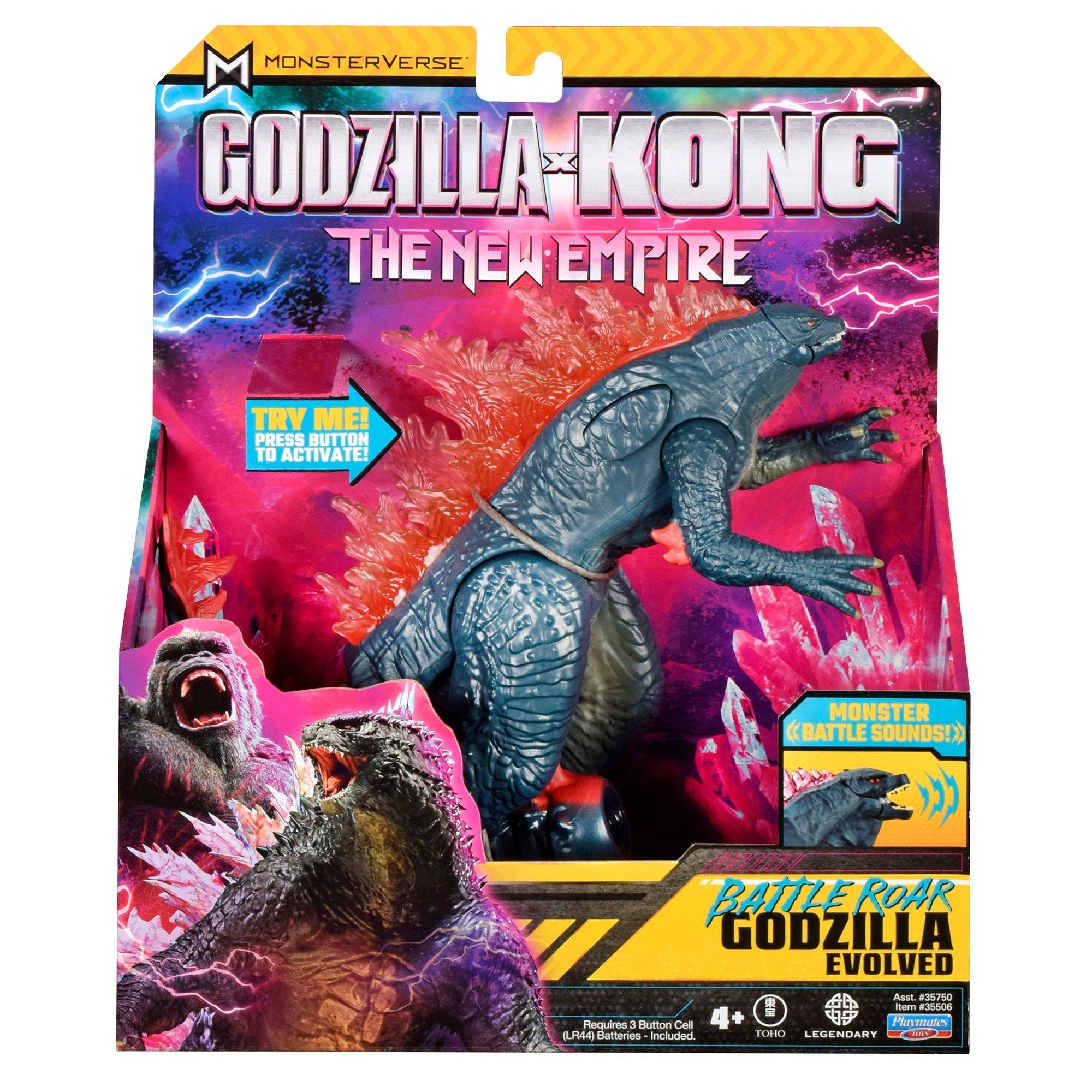Godzilla x Kong - 7" Battle Roar Godzilla (with Electric Sounds ...