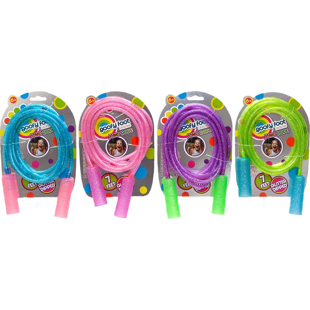 Goofy Foot Glitter Dipped Basic Jump Rope Assorted – Mastermind Toys
