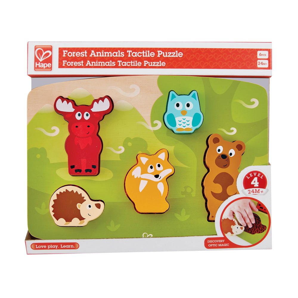 Hape Forest Animal Tactile Puzzle – Mastermind Toys