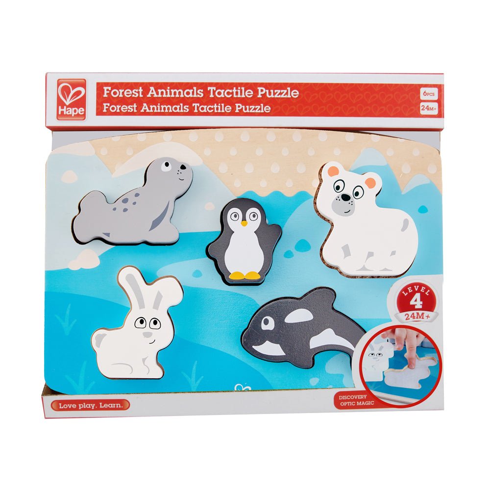 Hape Polar Animal Tactile Puzzle – Mastermind Toys