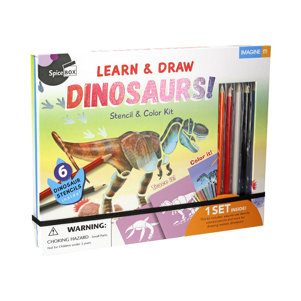 Imagine It Learn & Draw Dinosaurs - Mastermind Toys
