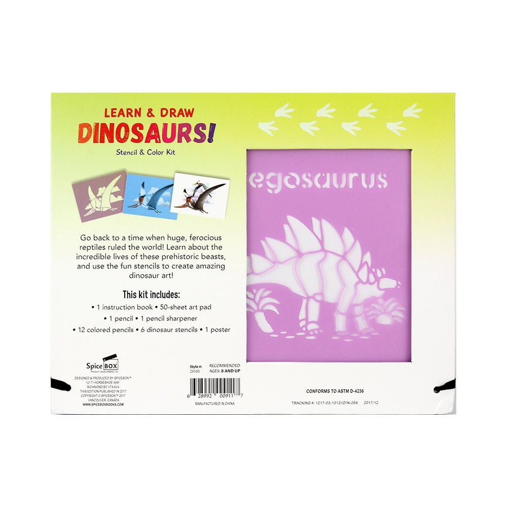 Imagine It Learn & Draw Dinosaurs - Mastermind Toys