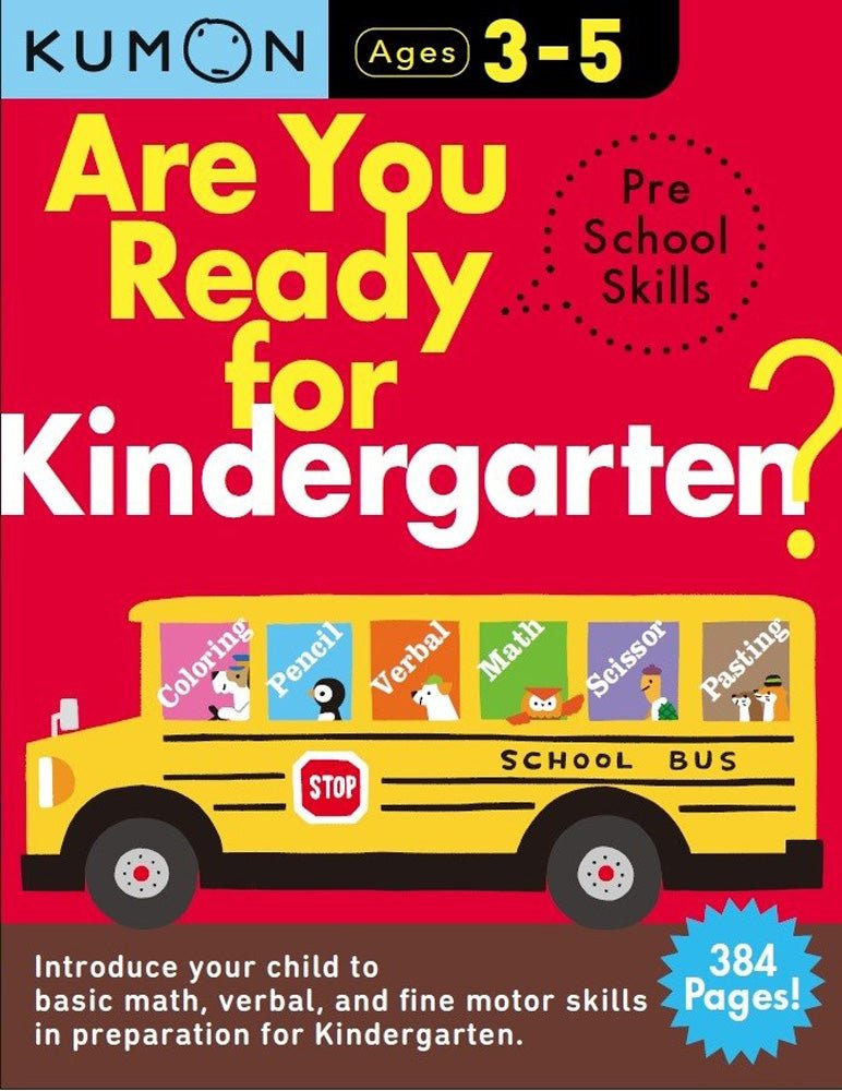 Kumon Are You Ready For Kindergarten? Pre School Skills Book ...